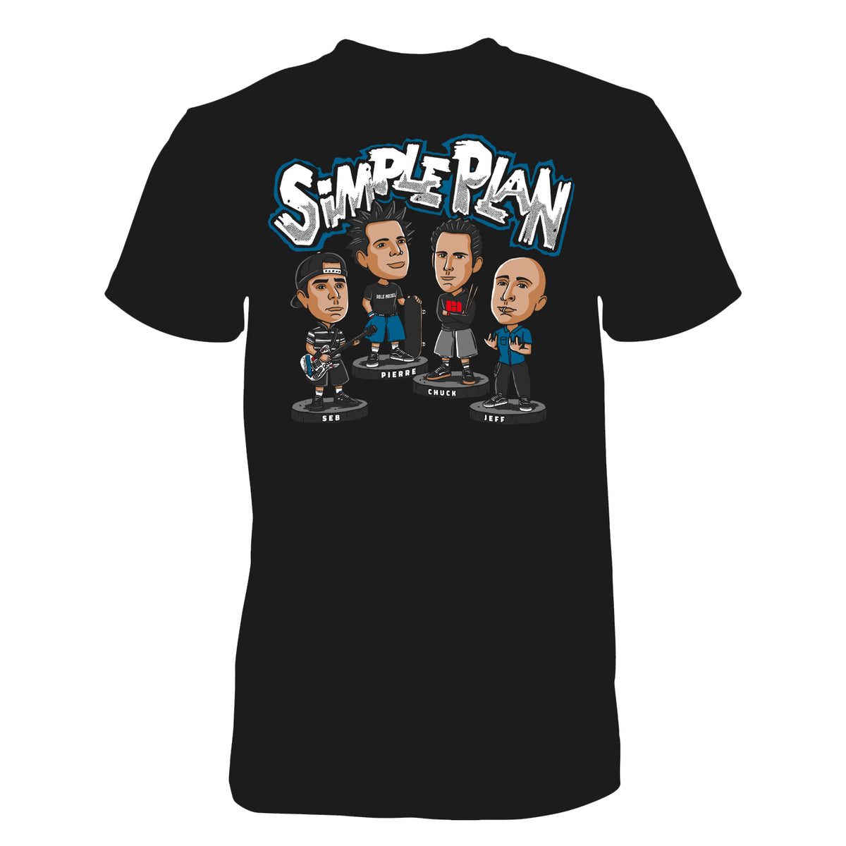 3 Icons T-shirt | Simple Plan Band Apparel & Merchandise – Simple Plan ...