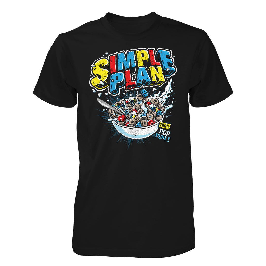 Cereal T-shirt| Simple Plan Band Apparel & Merchandise – Simple Plan ...