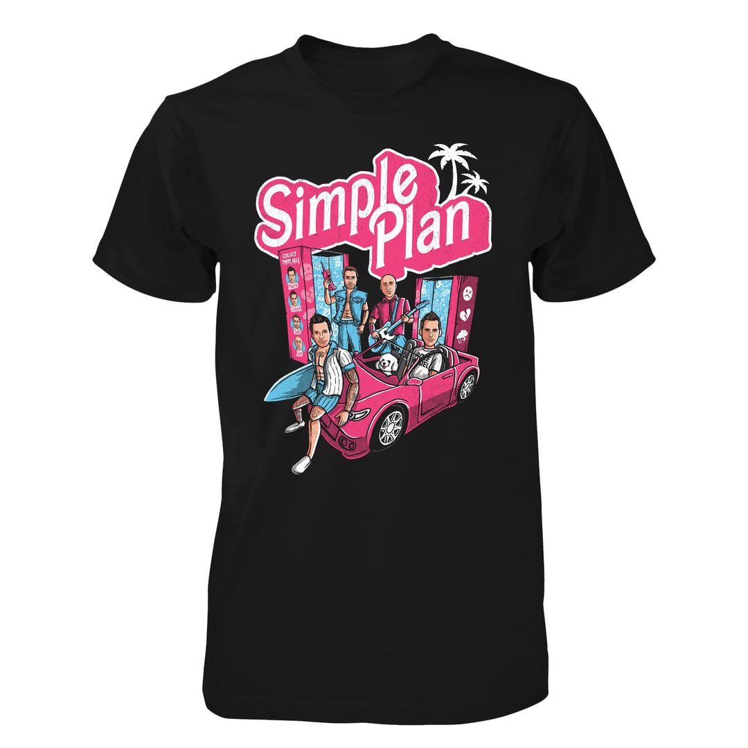 Dolls And Car t-shirt| Simple Plan Band Apparel & Merchandise – Simple ...