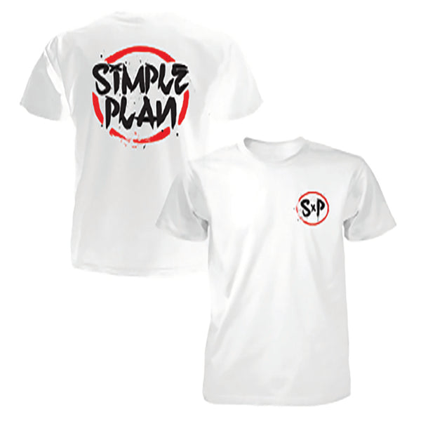 Circle Splat T-Shirt | Simple Plan Band Apparel & Merchandise – Simple ...