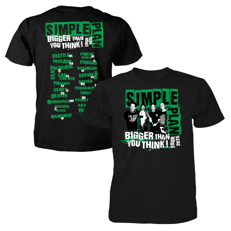 Live Skeleton T-Shirt | Simple Plan Band Apparel & Merchandise – Simple ...