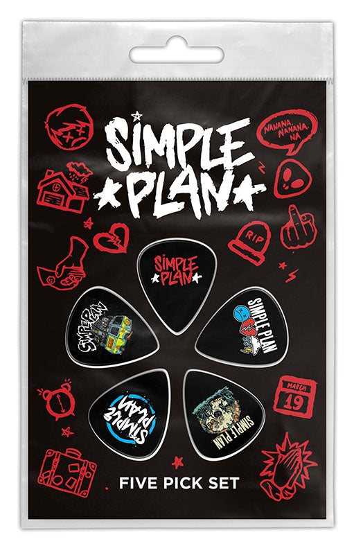 3 Icon Enamel Pin | Simple Plan Band Apparel & Merchandise – Simple ...