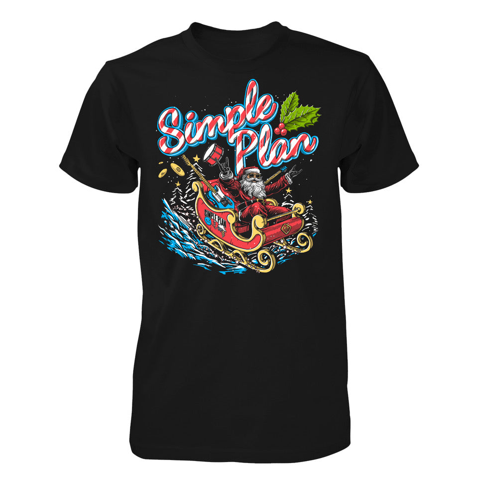 Christmas 3 Icons T-Shirt | Simple Plan Band Apparel & Merchandise ...