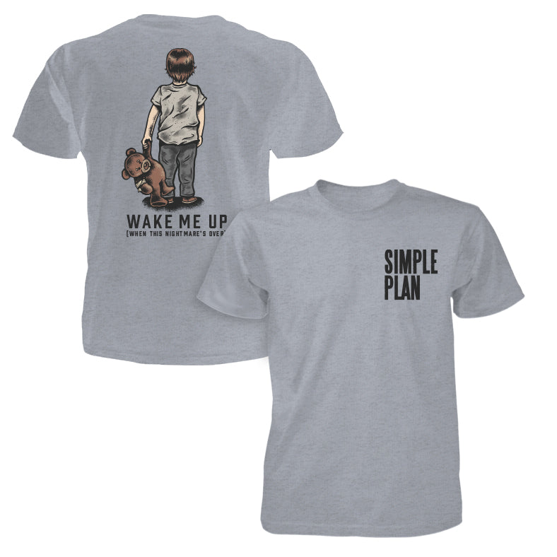 Wake Me Up T-shirt | Simple Plan Band Apparel & Merchandise – Simple ...