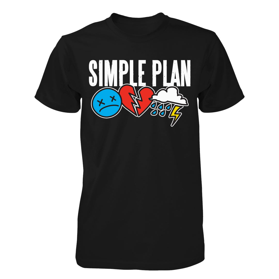 3 Icons Logo T-Shirt | Simple Plan Band Apparel & Merchandise – Simple ...